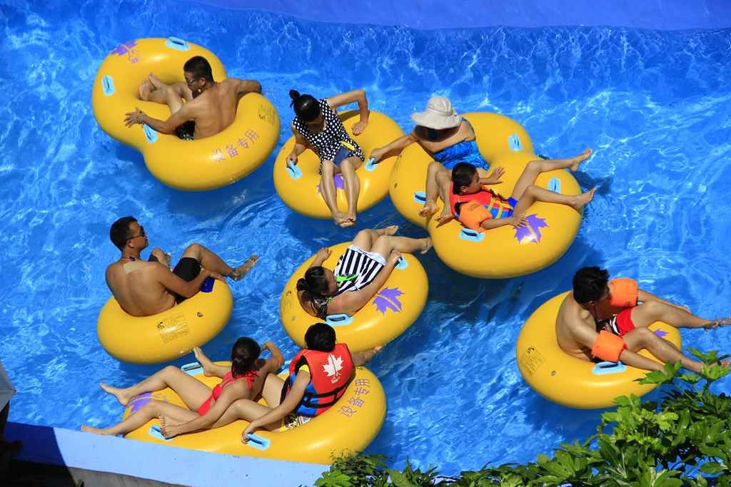 11m/8m Höhen-Hochgeschwindigkeitsdia, 5 Reiter-Fiberglas-Wasserrutsche ...